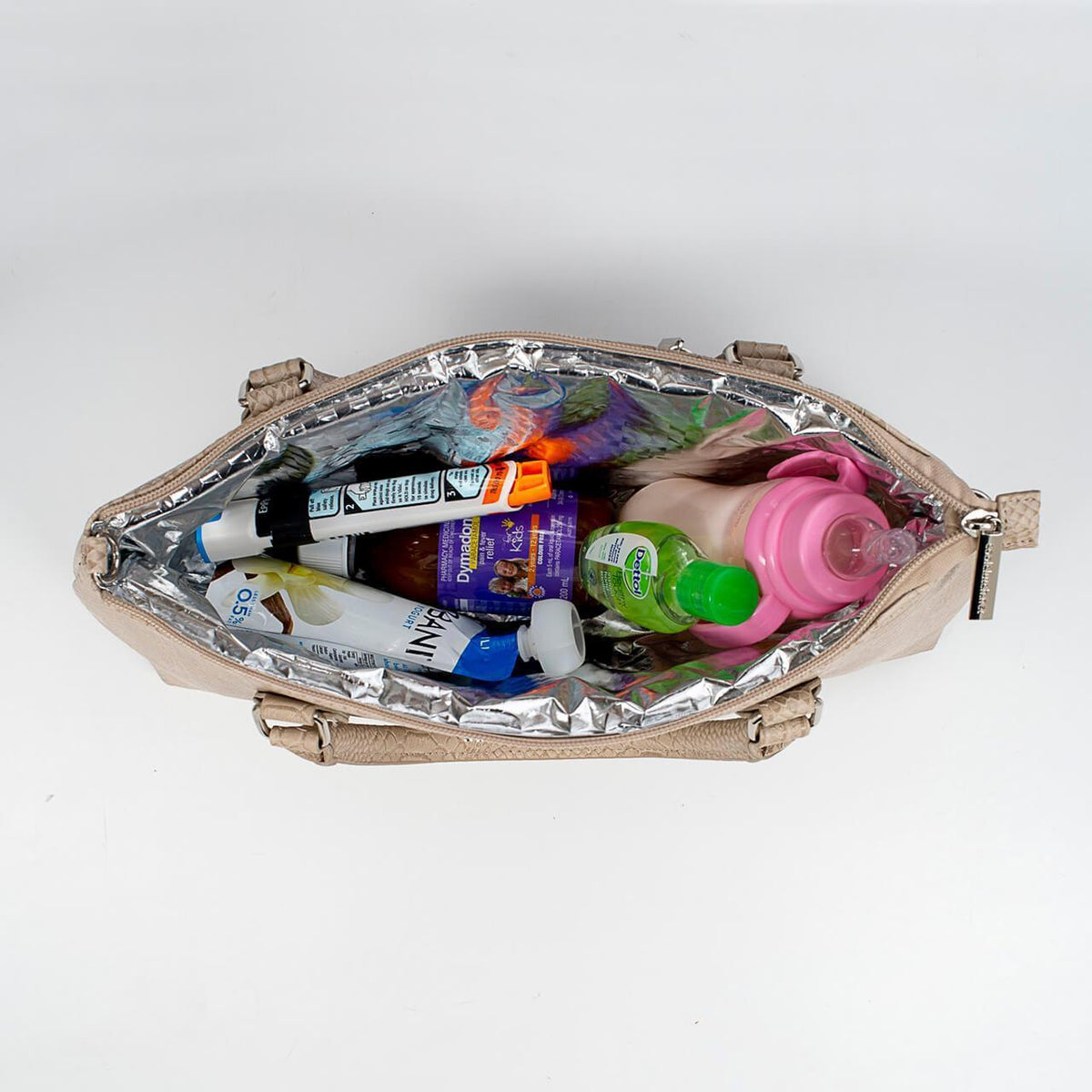 Pamela Cool Clutch (Light Tan Crocodile) 2 Bottle Cooler bag – HAEL XIII